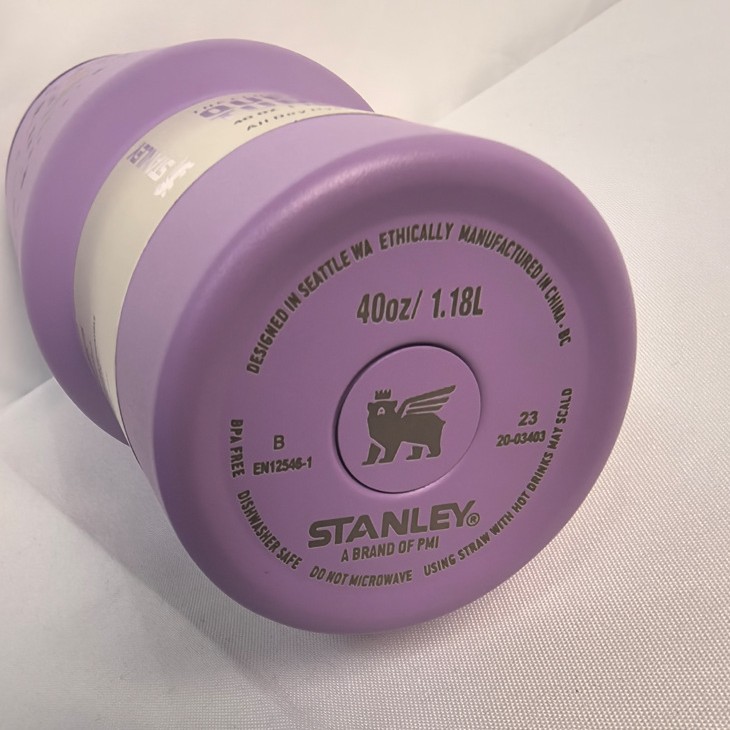 Stanley Tumbler Purple Design 40OZ Stainless Steel Tumbler