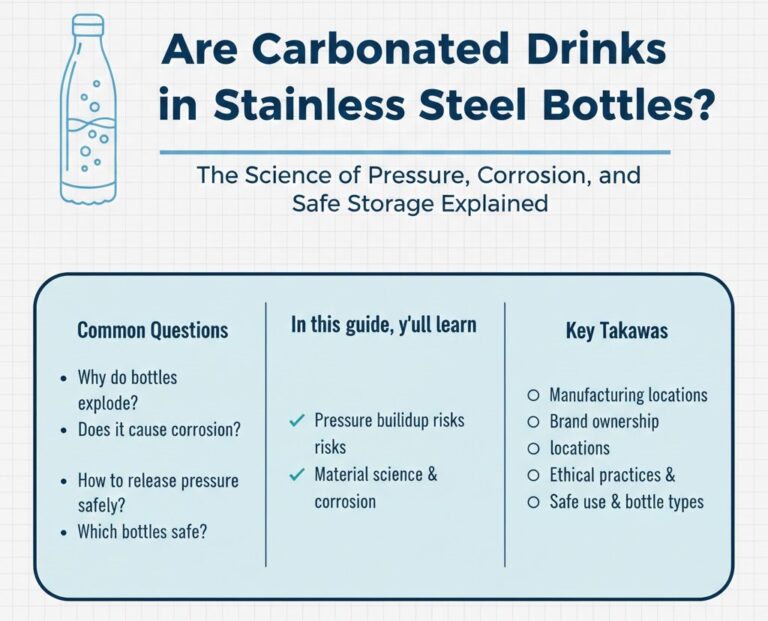 Can You Put Carbonated Drinks in a Stainless Steel Bottle?
