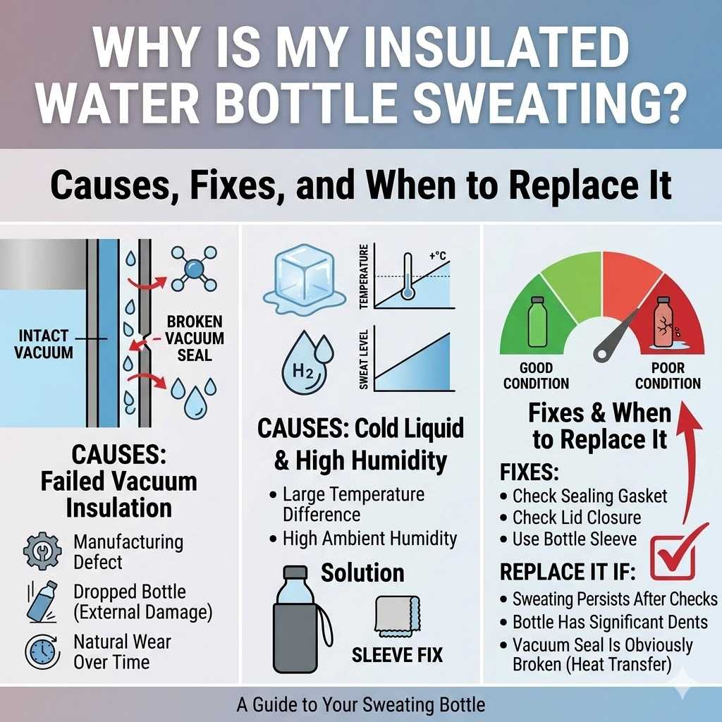 Why Is My Insulated Water Bottle Sweating? Causes, Fixes, and When to ...
